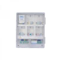 China GB/T7251 1 Phase 6 Way Polycarbonate Meter Box for sale