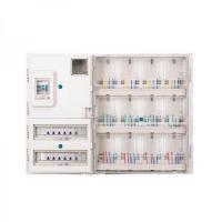 China IP54 Fireproof Twelve Single Phase Meter Box Poly Carbonate for sale