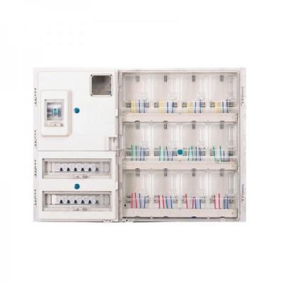 China IP54 Fireproof Twelve Single Phase Meter Box Poly Carbonate for sale