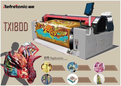China RT-TX180-D Digital Belt Textile Printer 1800mm Width 34.5sq.m/Hour 4-Color Industrial Printing Machine for sale