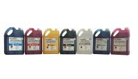 China Outdoor Solvent Digital Printing Ink 5L Bottle for Seiko 510-35PL Printhead - 7.5-13 cp Viscosity, 25-38 mN/m Surface Tension for sale
