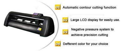 China Stiker Color Cutter Plotter Machine with 1000mm/s Speed and 800g Cutting Force for Vinyl Stickers for sale