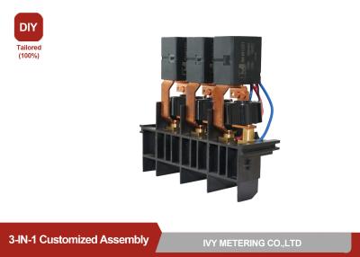 China UC3 3 in 1 120A Anti magnetic Latching Relay Assembly Industrial Electronic Components for sale