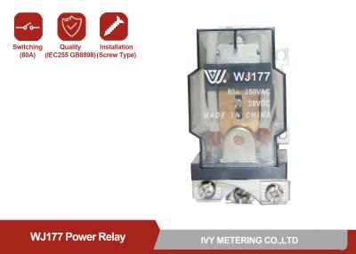 China WJ177 80A 1A1B1C High Current Relay Industrial Electronic Components With Anti Dust Shock Cover for sale