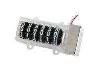 China Multifunctional 6 Digits Energy Meter Parts Mechanical Meter Counter 800SC06P for sale