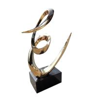 China Modern Outdoor Garden Design High Grade Stainless Steel Abstract Growth Art Sculpture for sale