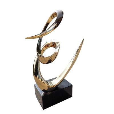 China Modern Outdoor Garden Design High Grade Stainless Steel Abstract Growth Art Sculpture for sale