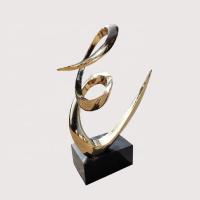 China Modern Outdoor Garden Design High Grade Stainless Steel Abstract Growth Art Sculpture for sale