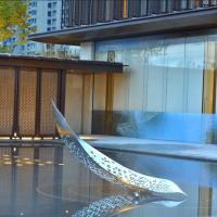 China 25 Years Advantage Custom Design Stainless Steel Art Sculptures for Garden Decoration for sale