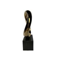 China Stainless Steel Abstract Art Installation Metal Circle Sculpture in Custom Made Size for sale
