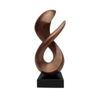 China Modern Style Garden Abstract Sculpture Polished Stainless Steel in Number 8 Shape for sale