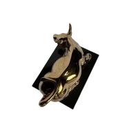 China Printing Plating Stainless Steel Wall Street Bull Statue Indoor Decor Animal Sculpture for sale