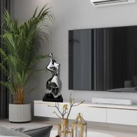 China Custom Indoor Decoration Growth Art Metal Crafts Abstract Stainless Steel Sculpture for sale