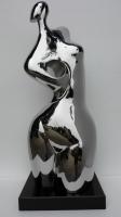 China Custom Indoor Decoration Growth Art Metal Crafts Abstract Stainless Steel Sculpture for sale