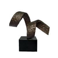 China Professional Teams Bring Indoor Modern Design Bronze Stainless Steel Metal Sculpture for Hotel for sale