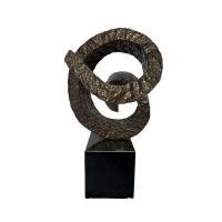 China Professional Teams Bring Indoor Modern Design Bronze Stainless Steel Metal Sculpture for Hotel for sale