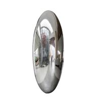China Our Team Designed Large Stainless Steel Abstract Sculpture for Outdoor Decoration for sale
