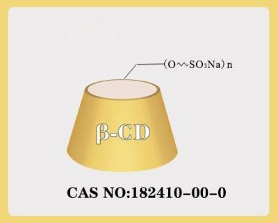 China USP38 GMP Standard SBE-β-CD Sulfobutyl Ether Beta Cyclodextrin Sodium - 1347 Molecular Weight, ≥100g/100ml Solubility for sale