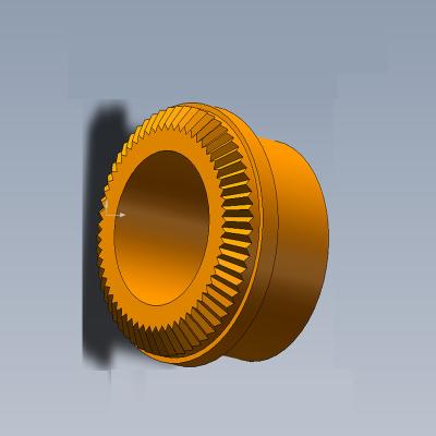 China Quadruple Railway Casting Parts 42-45HRC Adjuster Nut with 60 Teeth for Unit Brake Cylinder for sale