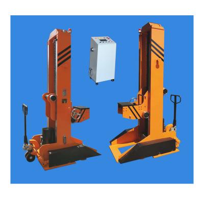 China Railway Vehicle Lifting Platform 48 Ton Capacity with ±50mm Adjustable Support and 1800mm Stroke for sale