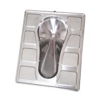 China 1.5mm 304 Stainless Steel Vacuum Squatting Toilet for Railway Carriage Interiors for sale