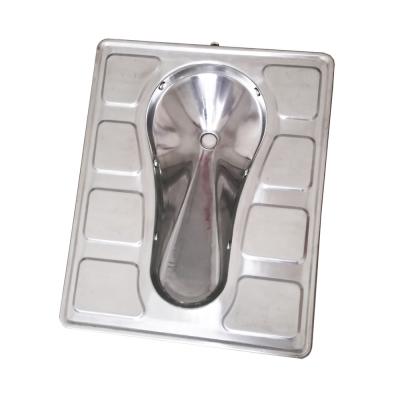 China 1.5mm 304 Stainless Steel Vacuum Squatting Toilet for Railway Carriage Interiors for sale