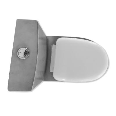 China SS304 Stainless Steel Western Toilet 600x700x270mm for Railway Carriage Interiors for sale