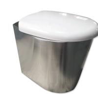 China 304 Stainless Steel Siphon Toilet 3L 6L Dual Flush for Railway Hospital School for sale