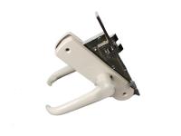 China Aluminum Alloy Railway Rest Room Sliding Door Lock - 30-50mm Door Thickness, Plastic Spray Coating for sale
