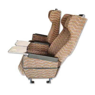 China High Speed Train Passenger Car Seats 2 Seater 180 Degree Rotation 1220mm Width for sale