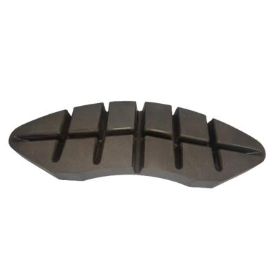 China Railway Composite Brake Pad Resin Based Friction Material ≤250km/h Dovetail Structure for sale