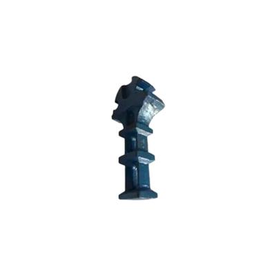 China Malleable Iron Cast-in Rail Shoulder for Concrete Ties with 400-500 MPa Tensile Strength and 130-230 HB Hardness for sale