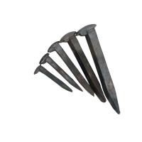 China L-Shaped Head Oxygen Black Carbon Steel Dog Rail Spike 165-280mm for Wooden Sleeper Railway Track Fastening for sale