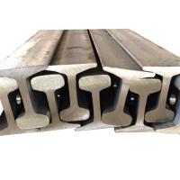 China Galvanized Hot Rolled Heavy Rail Track 38kg-60kg with 12.5m Length for Railway Systems for sale