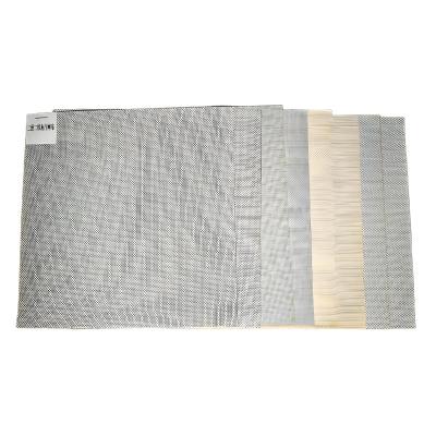 China Customized Two Warp and Two Weft Mesh Cloth Train Interiors Window Fabric for sale