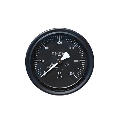 China HTCS100 Single-needle Pressure Gauge 0-1200 kPa for Locomotive Air Compressors for sale