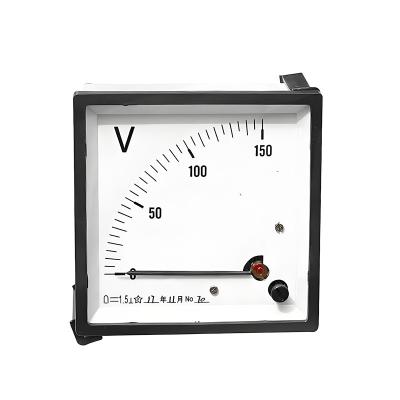 China Railway Vehicle Locomotive HT15 Battery Voltmeter Class 1.5 2.5 Analog Panel Meter for sale