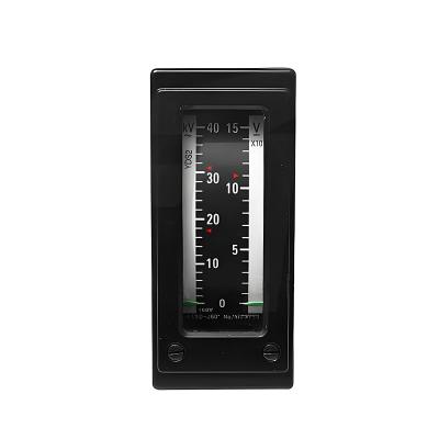 China HTS2 Dual-needle Network Pressure Gauge Locomotive Instrument 64x146mm DC24V for sale