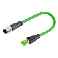 China M12 D Coded Ethernet Cable - 4 Pin IP67 Waterproof Industrial Ethernet Cable for sale
