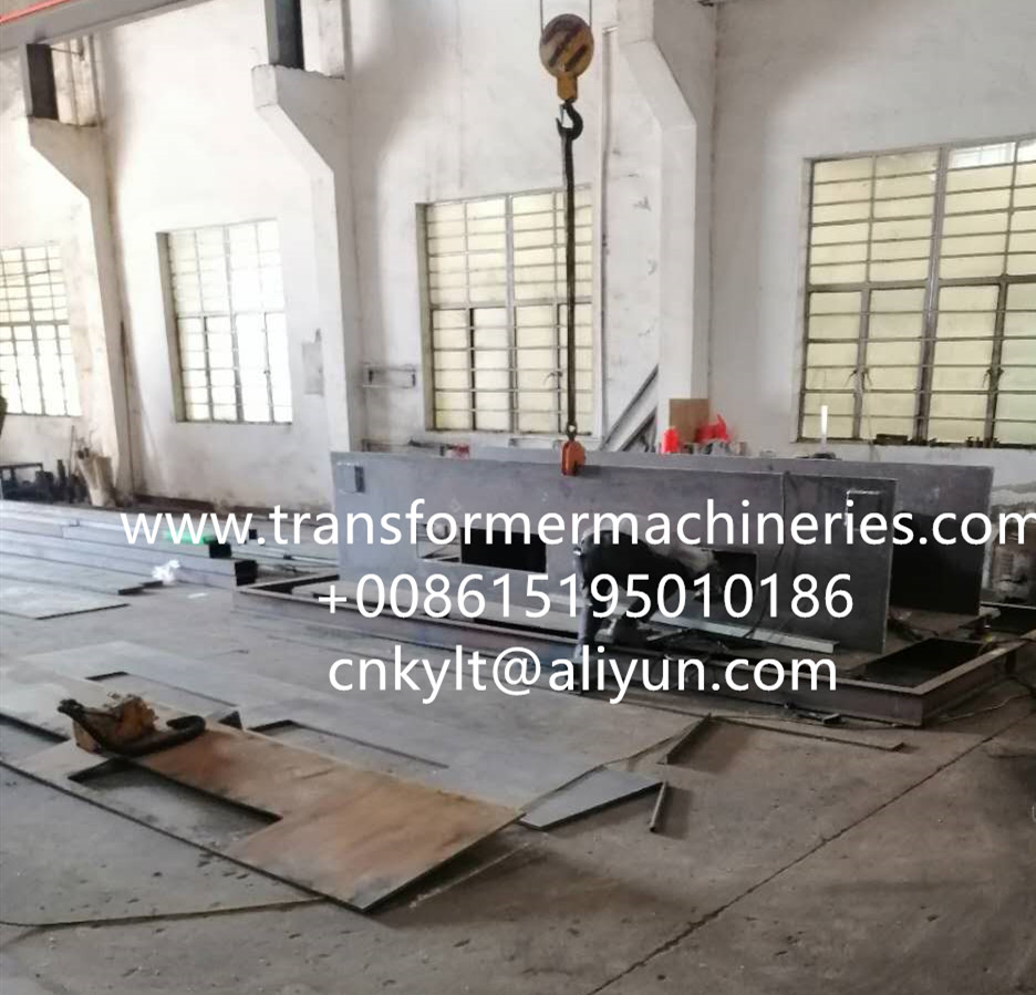 automatic rod insertion machine for transformer tank folded wall