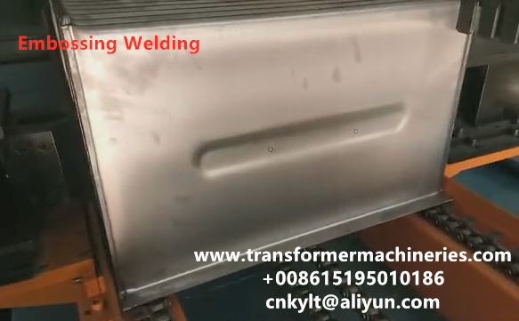 Embossing welding