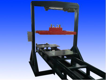 corrugated fins wall leakage testing machine