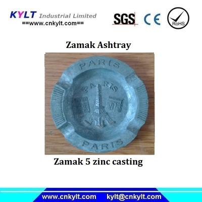 China Zamak/Zinc metal Alloy die casting Ashtray for sale