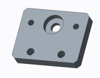 China Aluminum CNC machining/milled precision holder for sale