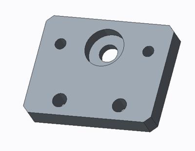 China Aluminum CNC machining/milled precision holder for sale