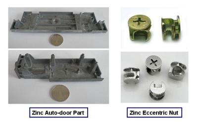 China Hot Chamber (Zinc/Zamak Parts) Die Casting Services for sale