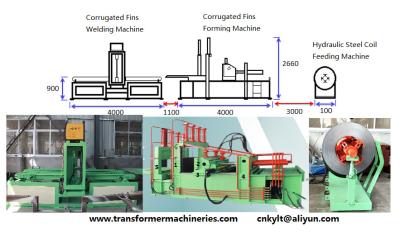 China JTFY 1300*400 Transformer Tank Fin Folding Line for sale