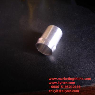 China Precision CNC turned aluminum bushing making service. for sale
