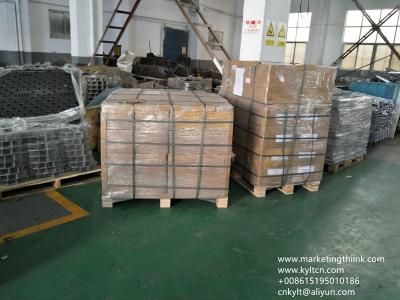 China die casting & plastic injection part packed for trucking shipment to Euro for sale