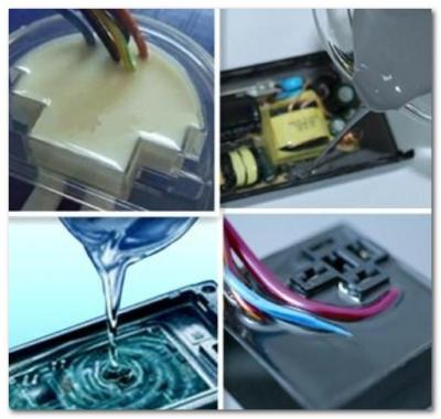 China 2.8W/mK Thermal Conductive Glue TIS680-28A/B - Two Component Silicone Encapsulant for LED Lighting, 85 Shore D Hardness, -40℃ to +200℃ Range for sale